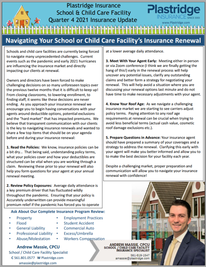 COVID-19 and Employment Practices Liability Insurance for Childcare ...